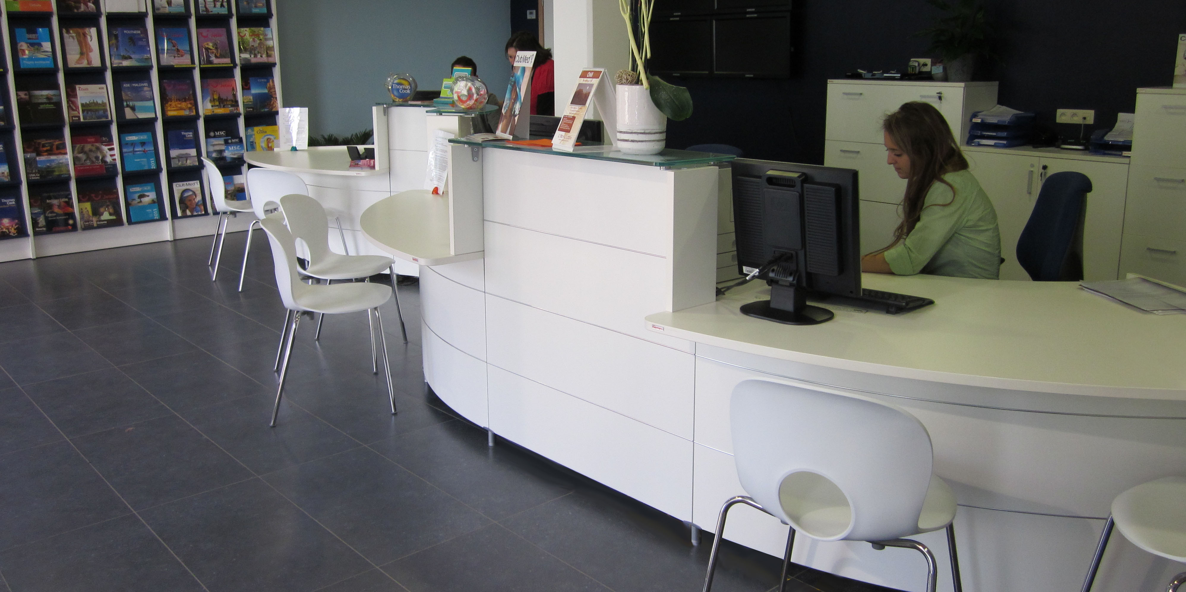 Aménagement des espaces d'accueil en entreprise en Belgique